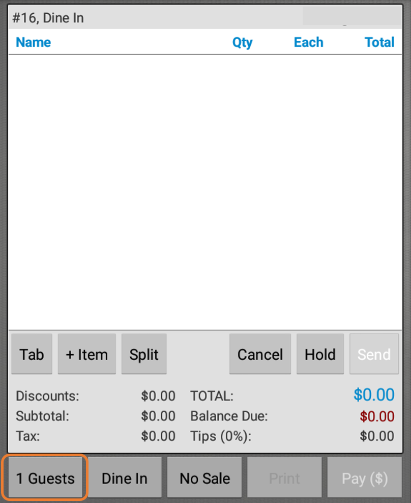 Editing Existing Orders