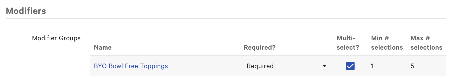 Setting Up Your BYO Bowl or Taco Menu with Modifier Multi-Select and Duplicate Modifiers