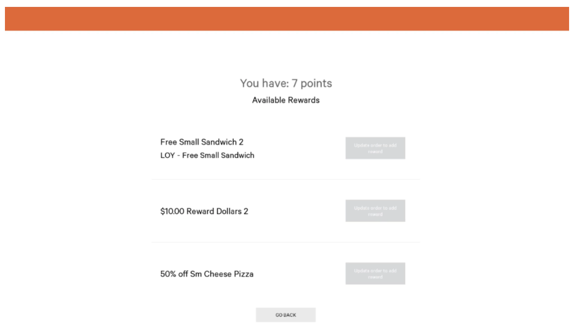 Redeeming Points with Toast Loyalty