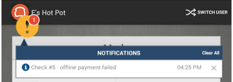 Notifications in the Toast App