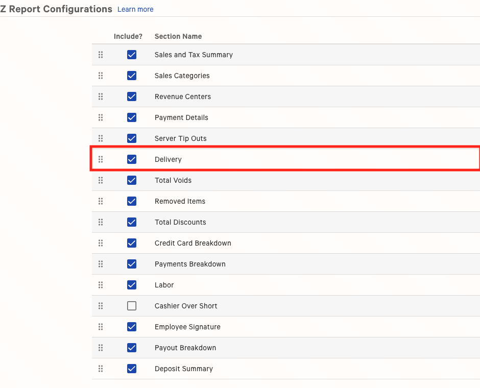 Toast Delivery Services Tip Payouts