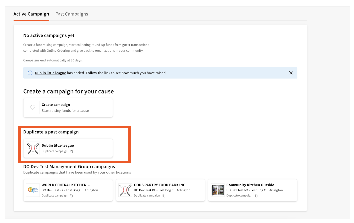 Getting Started: Fundraising Round Up Feature