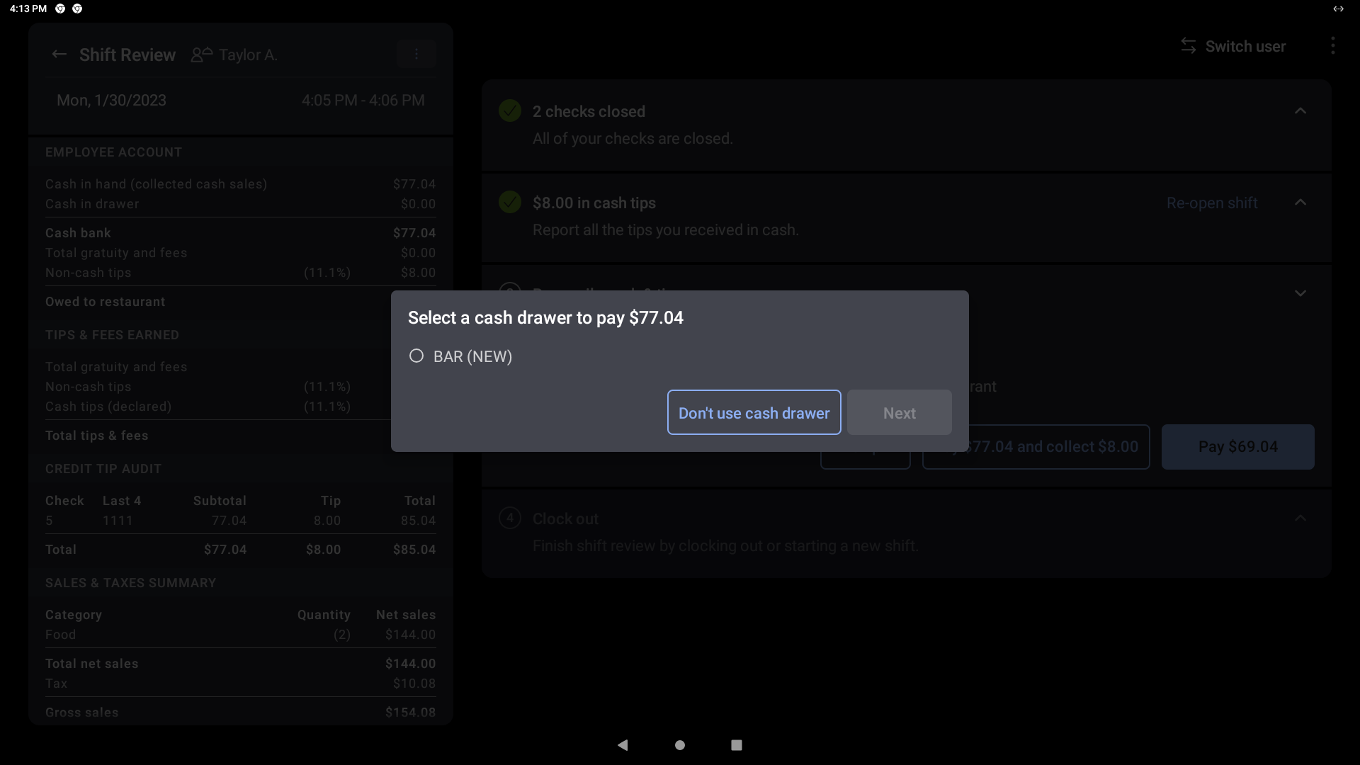 Shift Review Overview