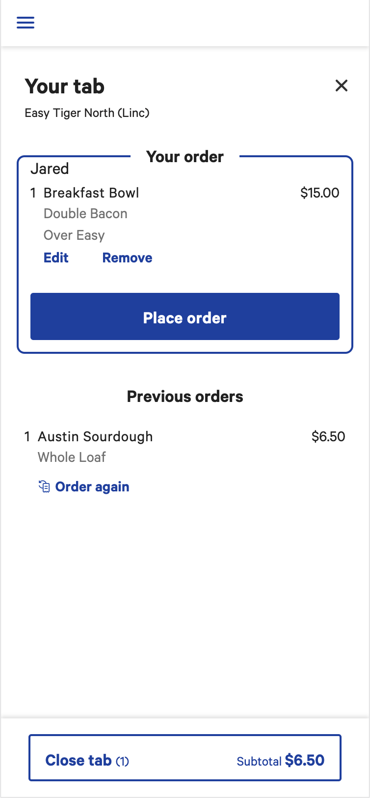 Setting Up Tabs & Pre-Authorization for Toast Mobile Order & Pay™