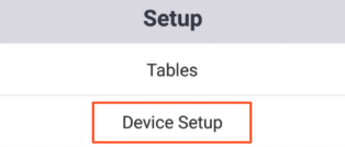 Device Setup Overview