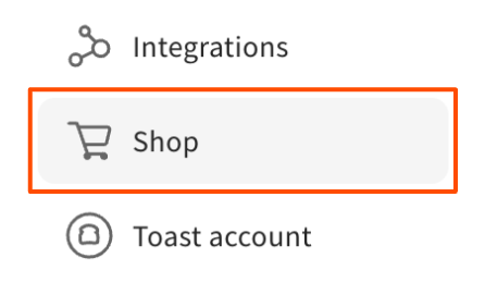 Ordering New Products on Toast Shop