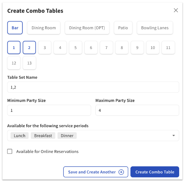 Get Started with Toast Tables