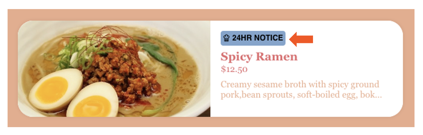 Toast Online Ordering Pro: Menu Page Configuration