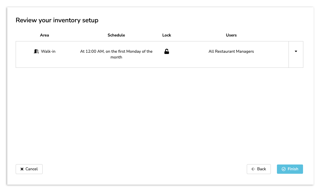 xtraCHEF: Get Started With Inventory Area Setup and Count Lists