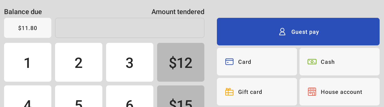 Guest Pay and Dual Reader Functionality with Toast Tap™