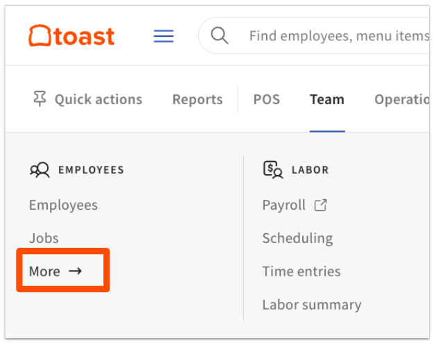 Toast Web Search & Navigation Updates