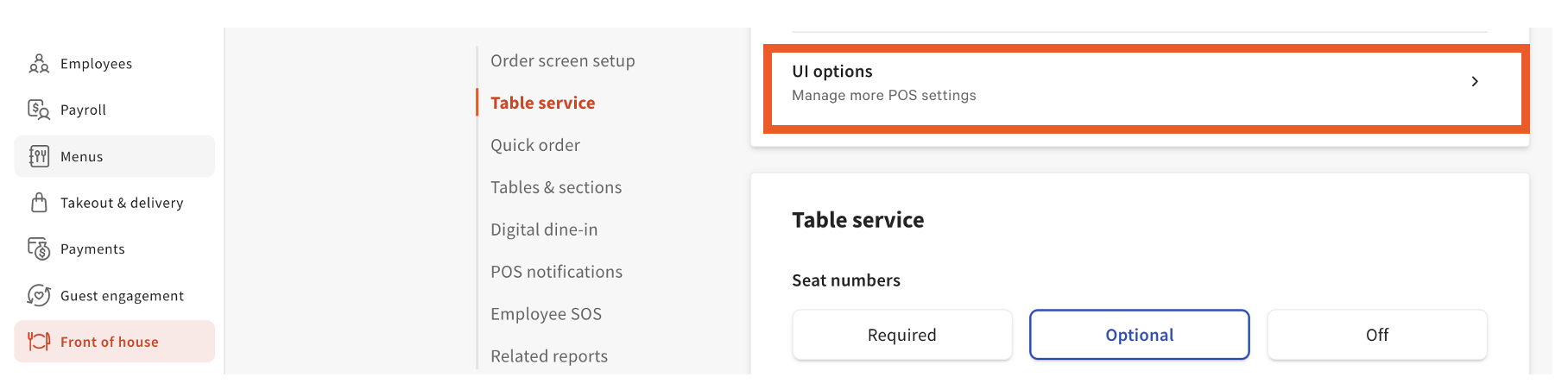 Change Shift Review Tip Out Settings