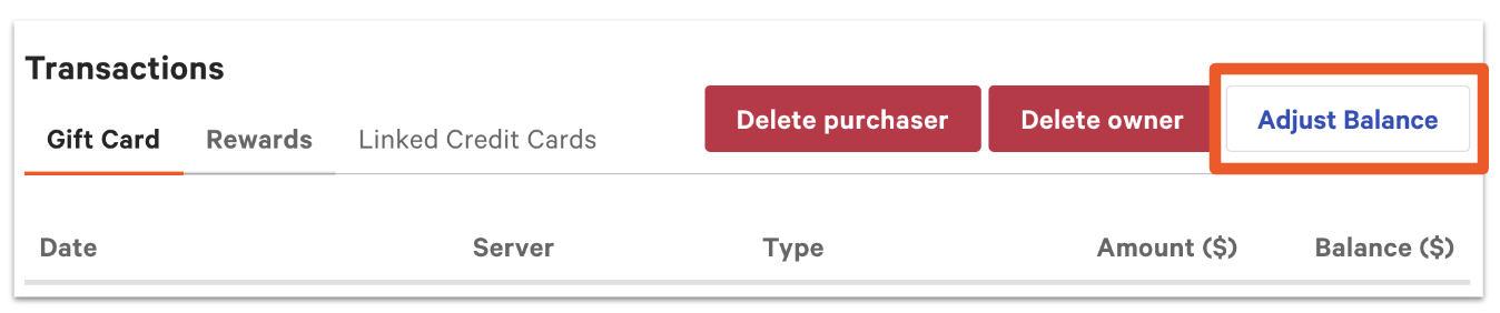 Gift Card Reports Overview