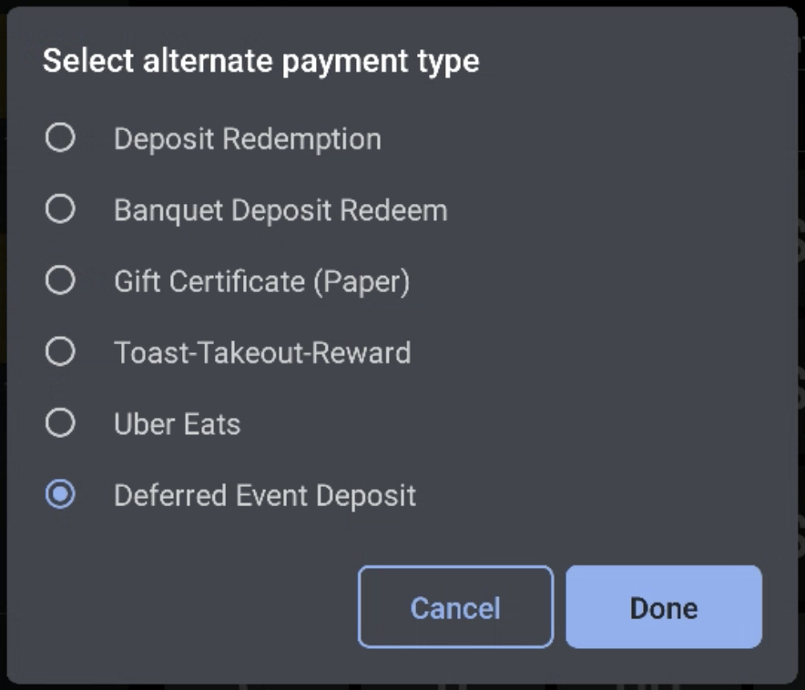 Send an Invoice for Event Deposits