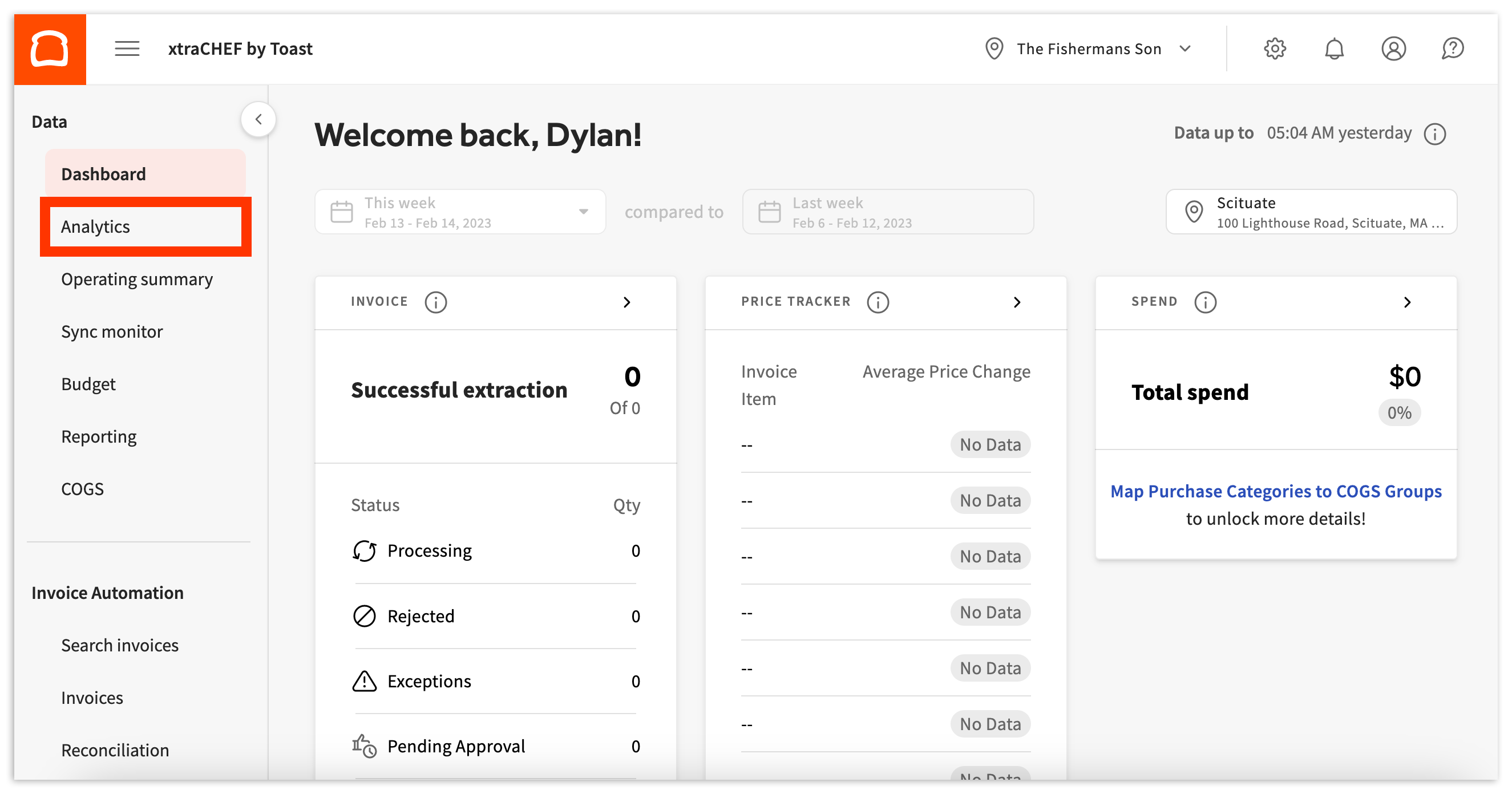 xtraCHEF: Analytics 101