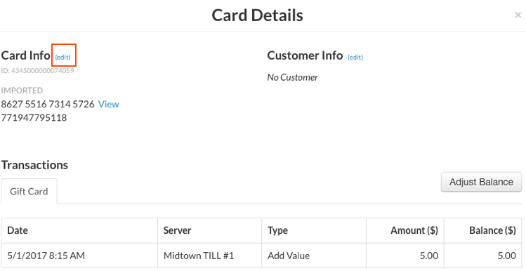 Manually Add and Adjust Rewards Balances