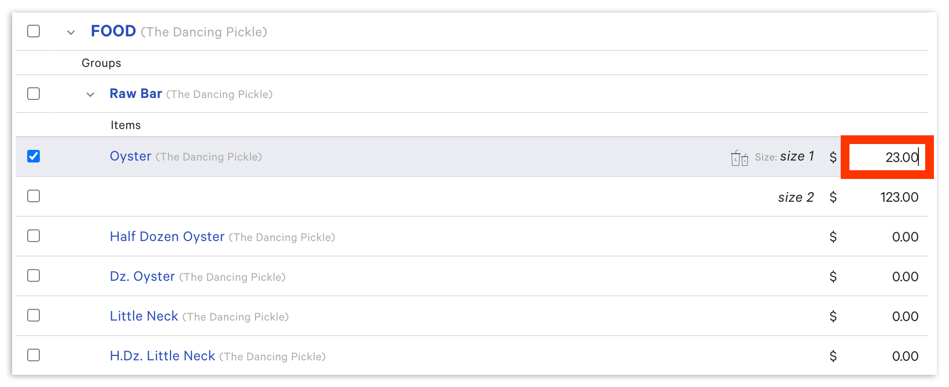 Use the Price Editor Tool