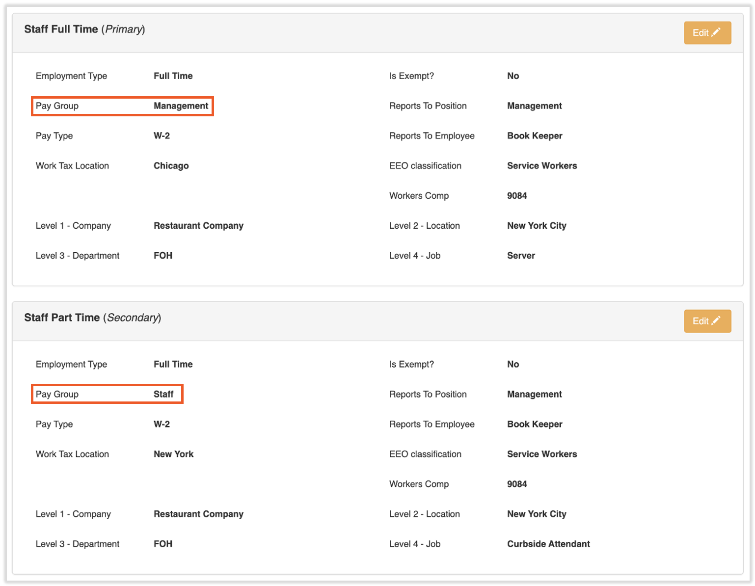 Toast Payroll: Review Pay Groups