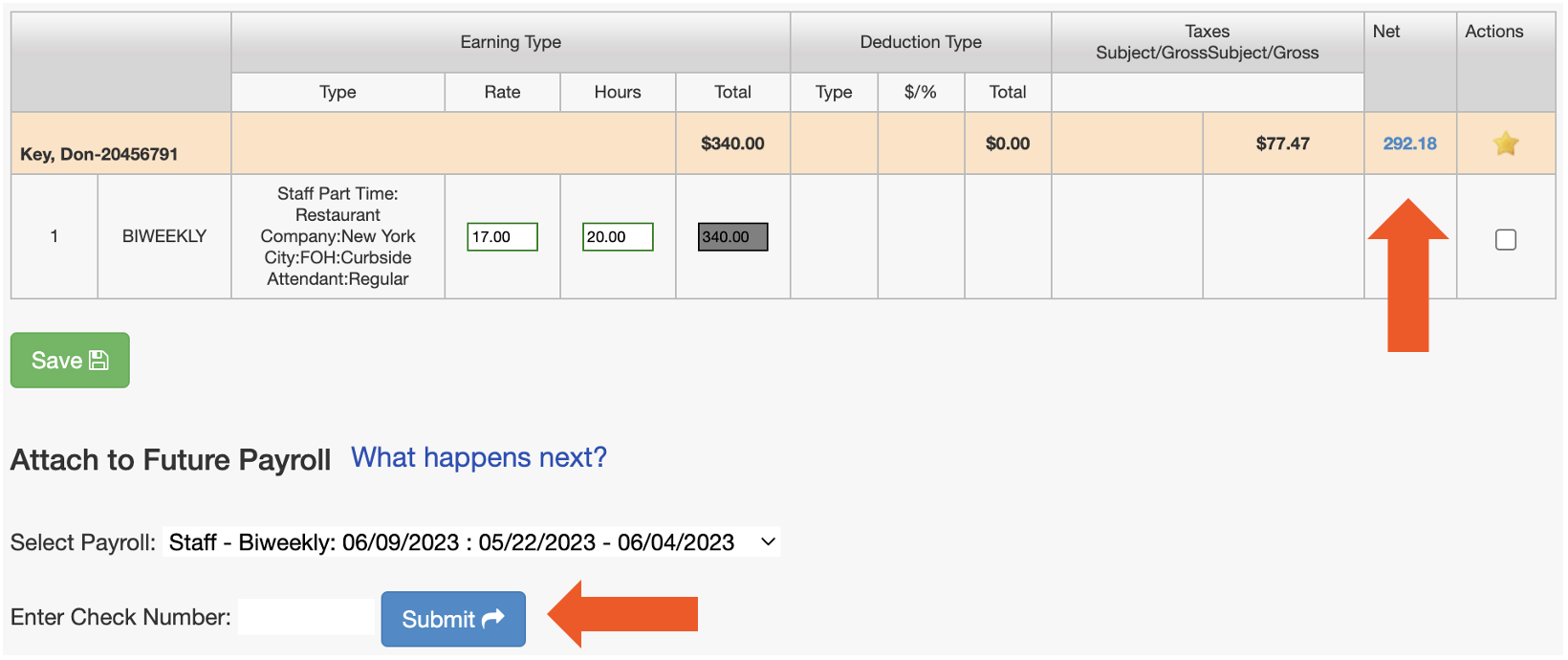 Toast Payroll: Missed Employee on Payroll