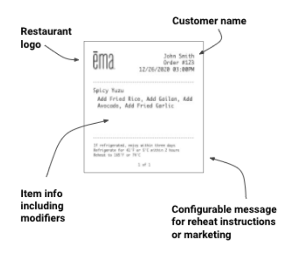 Set Up and Print Item Labels