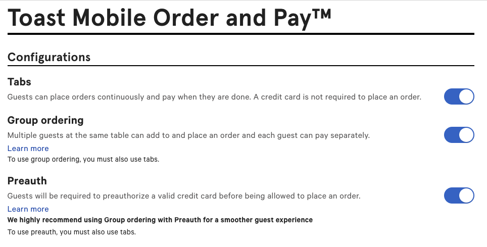 Toast Mobile Order and Pay™️ Restaurant Rollout Plan