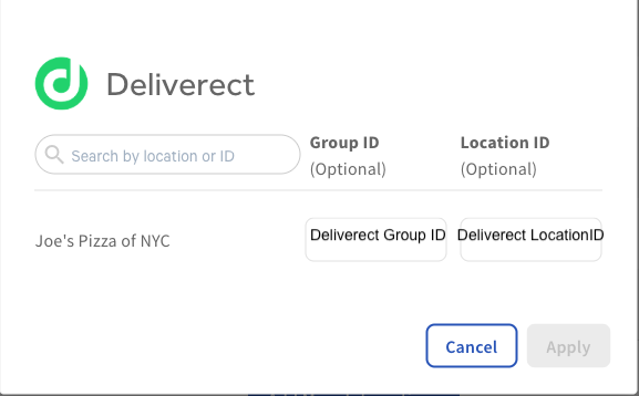 Get Started with Deliverect Integration
