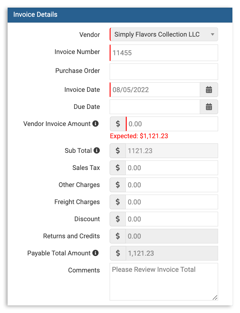 xtraCHEF: Editting Invoice Line Items