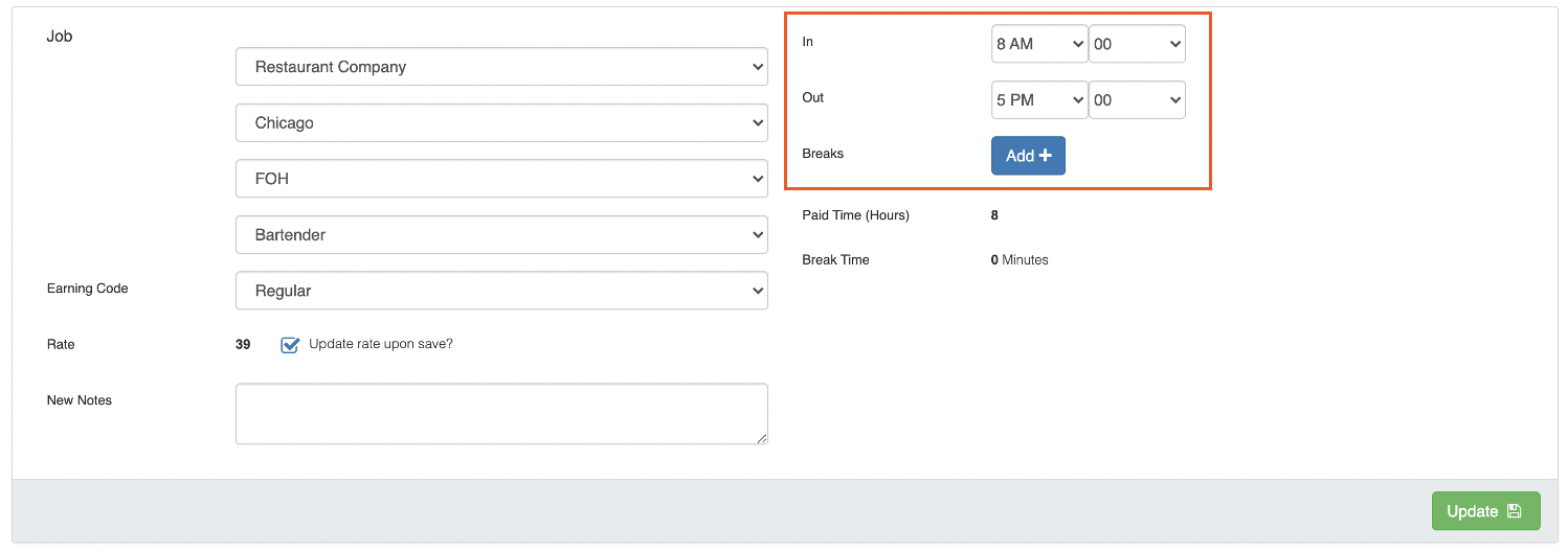 Toast Payroll: Use XPunch for Timekeeping
