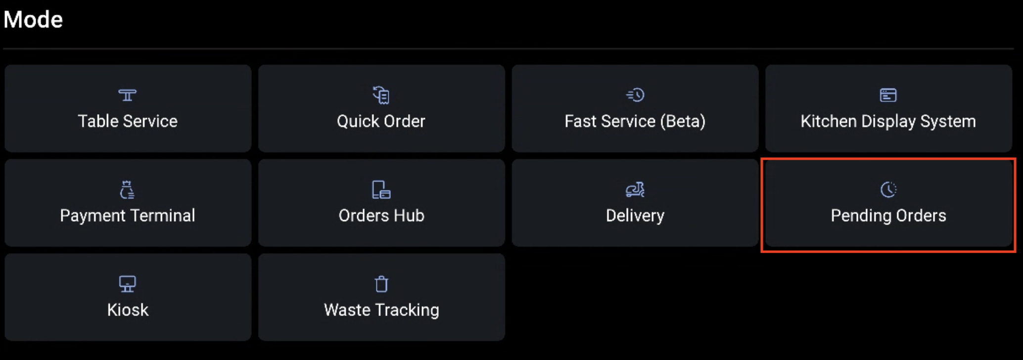 Get Help with Pending Orders Mode