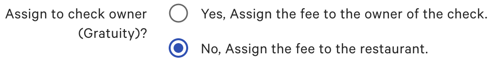 Get Started with Service Charges and Mandatory Gratuity