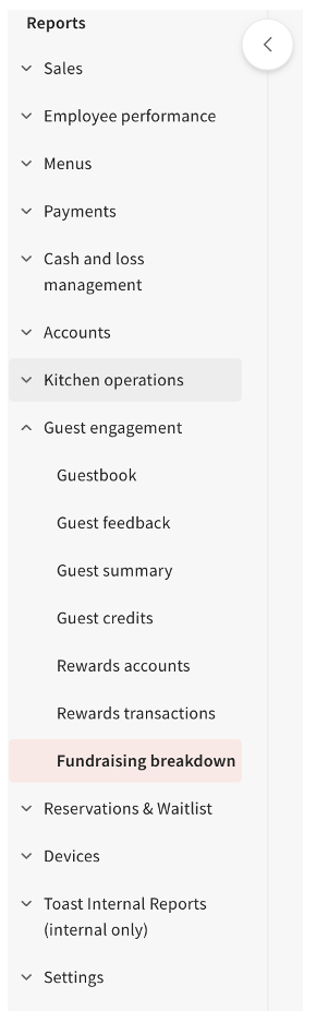Get Started with the Toast Fundraising Product