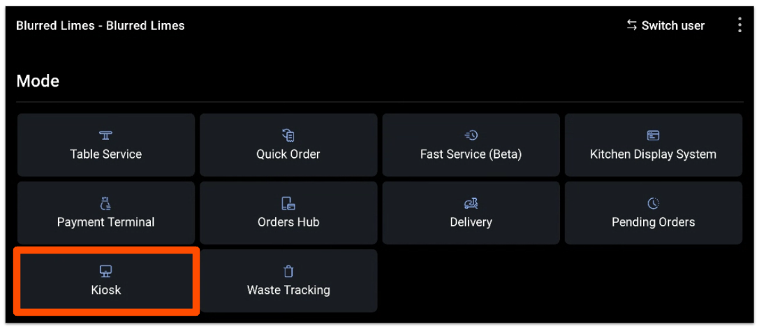 Get Started With Kiosk Mode