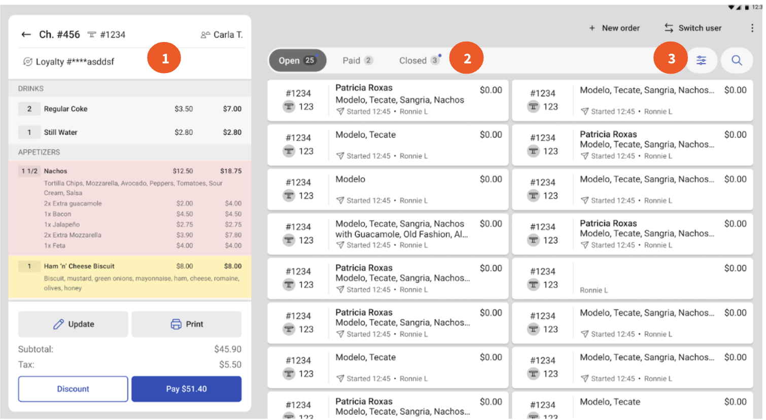 New POS: Manage Payments