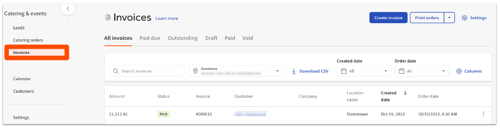 Get Started with Toast Catering and Events