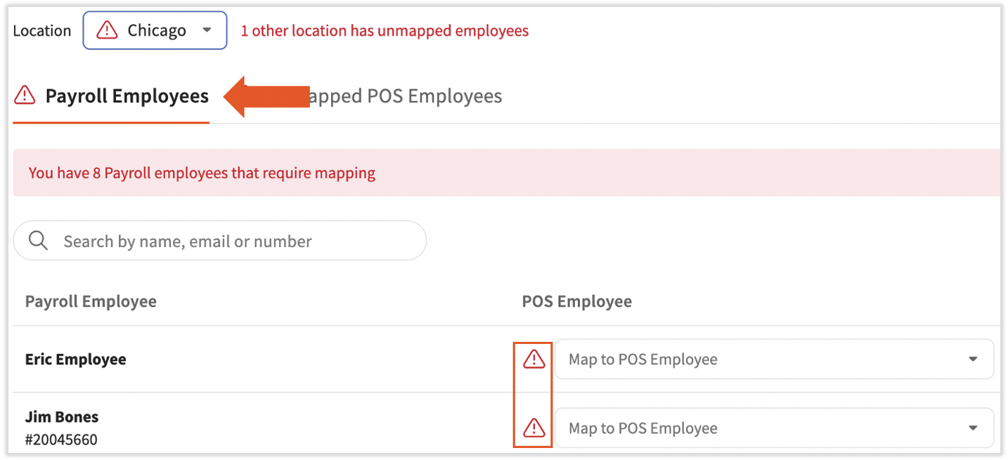 Toast Payroll: Manage Employee Mapping