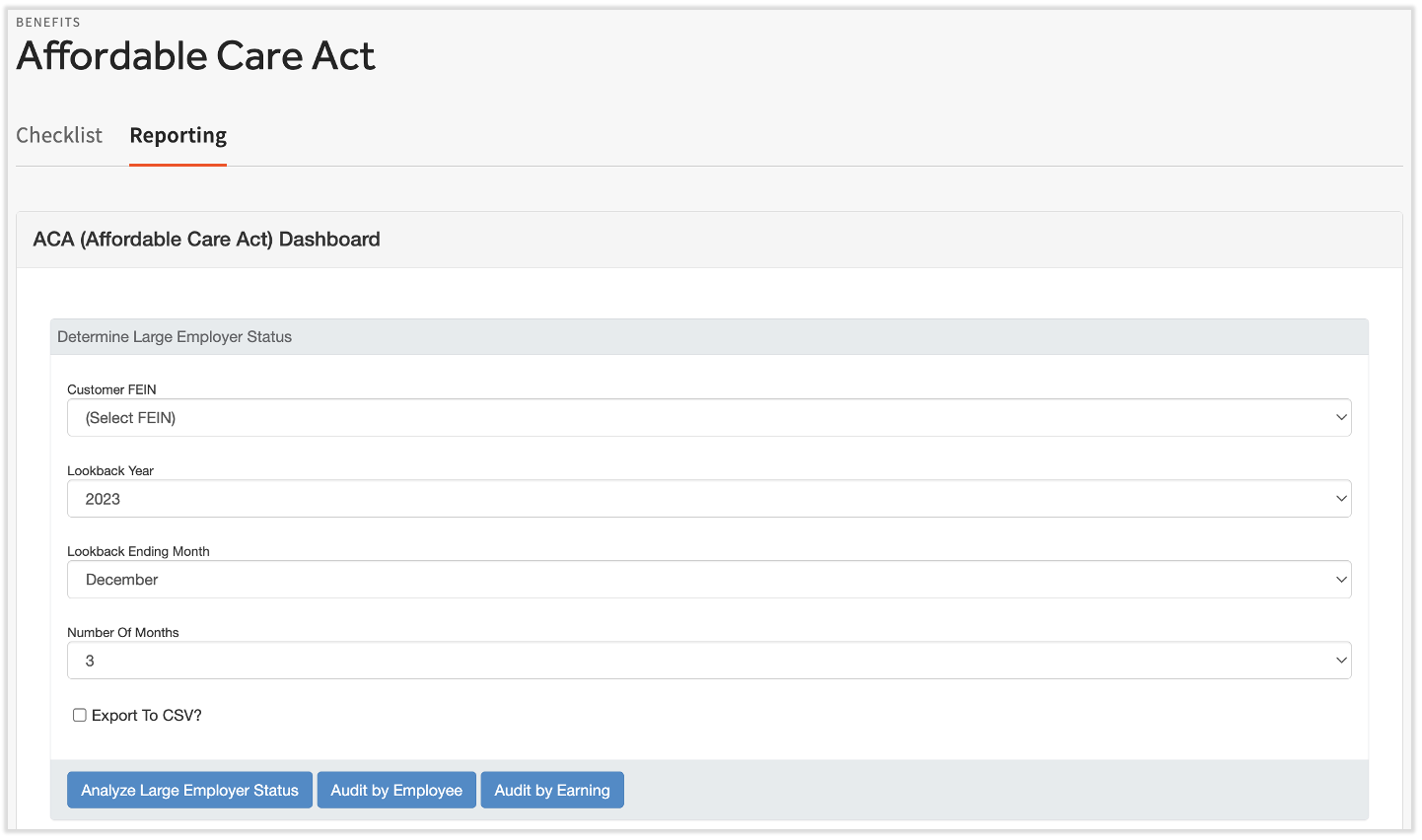 Toast Payroll: Utilize ACA Reporting