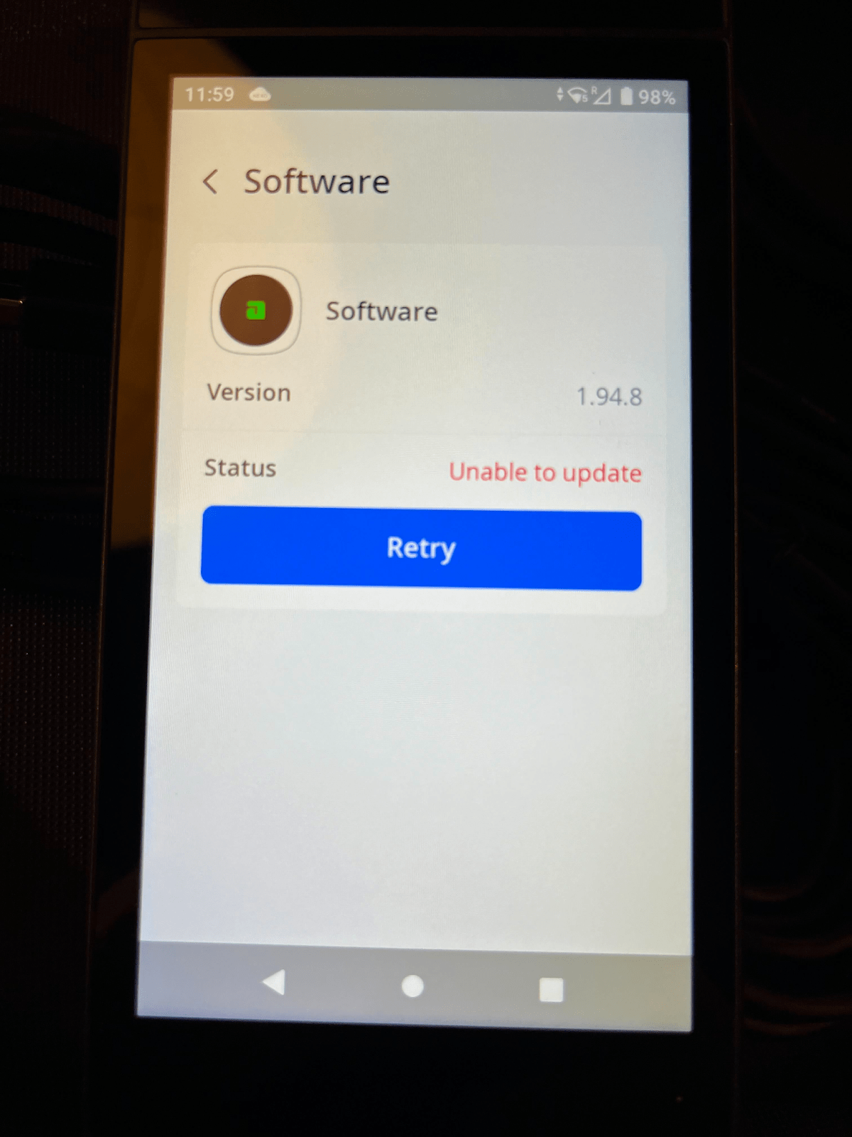 Get Help With S1 Handheld