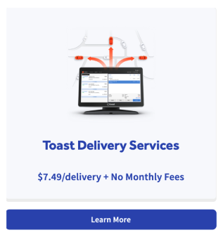 Get Started with Toast Delivery Services