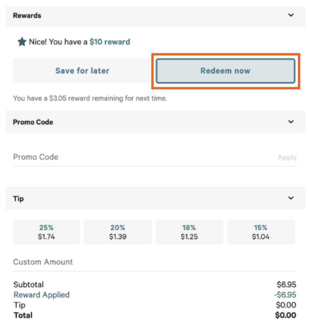 Get Help With Redeeming Points on Toast Loyalty