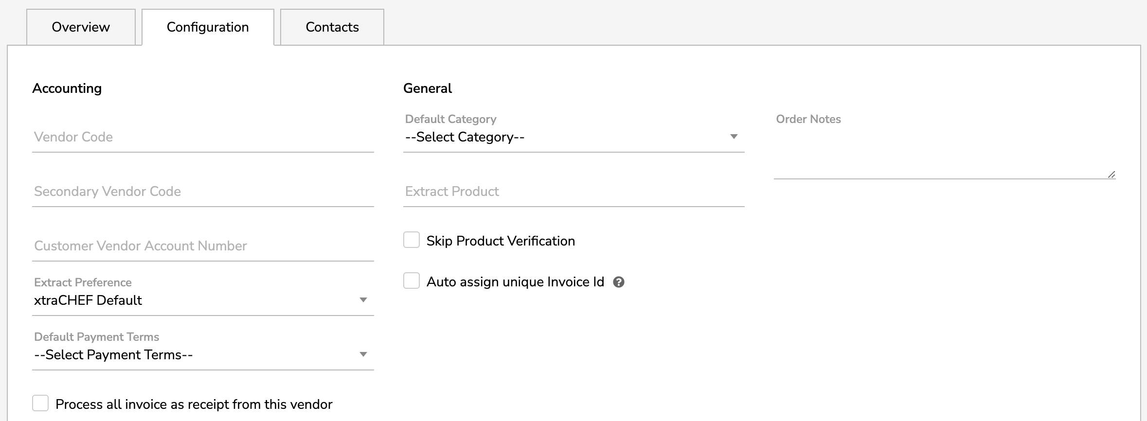 xtraCHEF: Get Started With Vendors