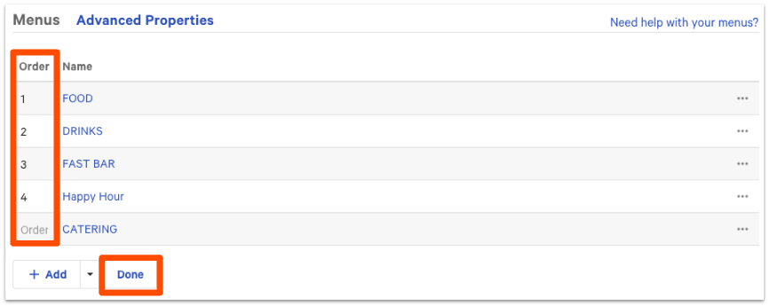Create and Manage Menus, Menu Groups, and Subgroups
