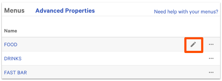 Create and Manage Menus, Menu Groups, and Subgroups