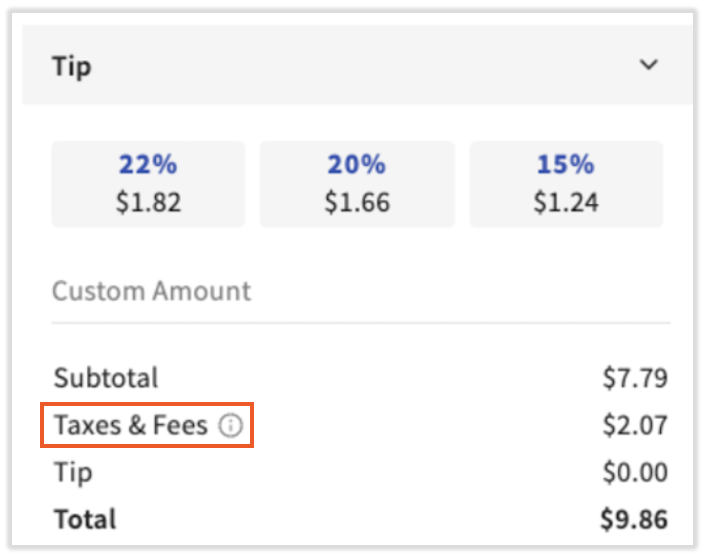 Customize Service Charges and Mandatory Gratuity