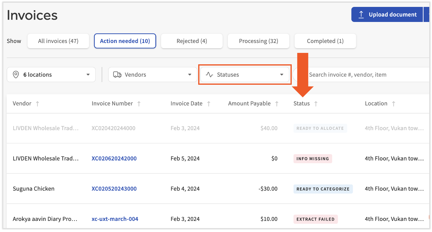xtraCHEF: Edit Invoice Line Items