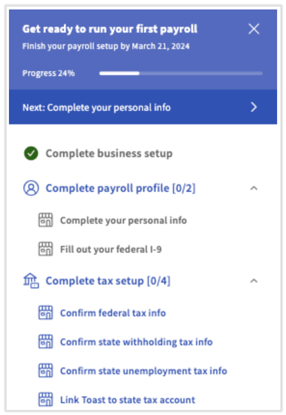Toast Payroll: Get Started with Onboarding and Implementation