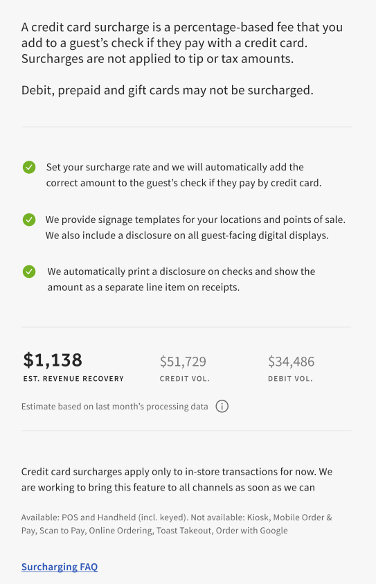 Get Started With Credit Card Surcharging