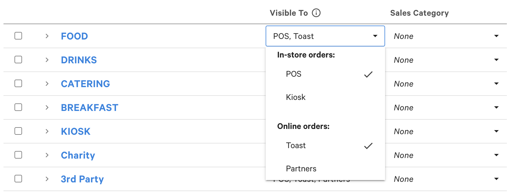Manage Your Menu Visibility Settings