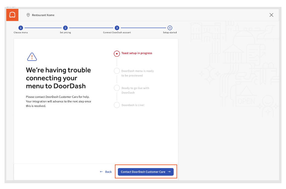 Get Started with the DoorDash Integration