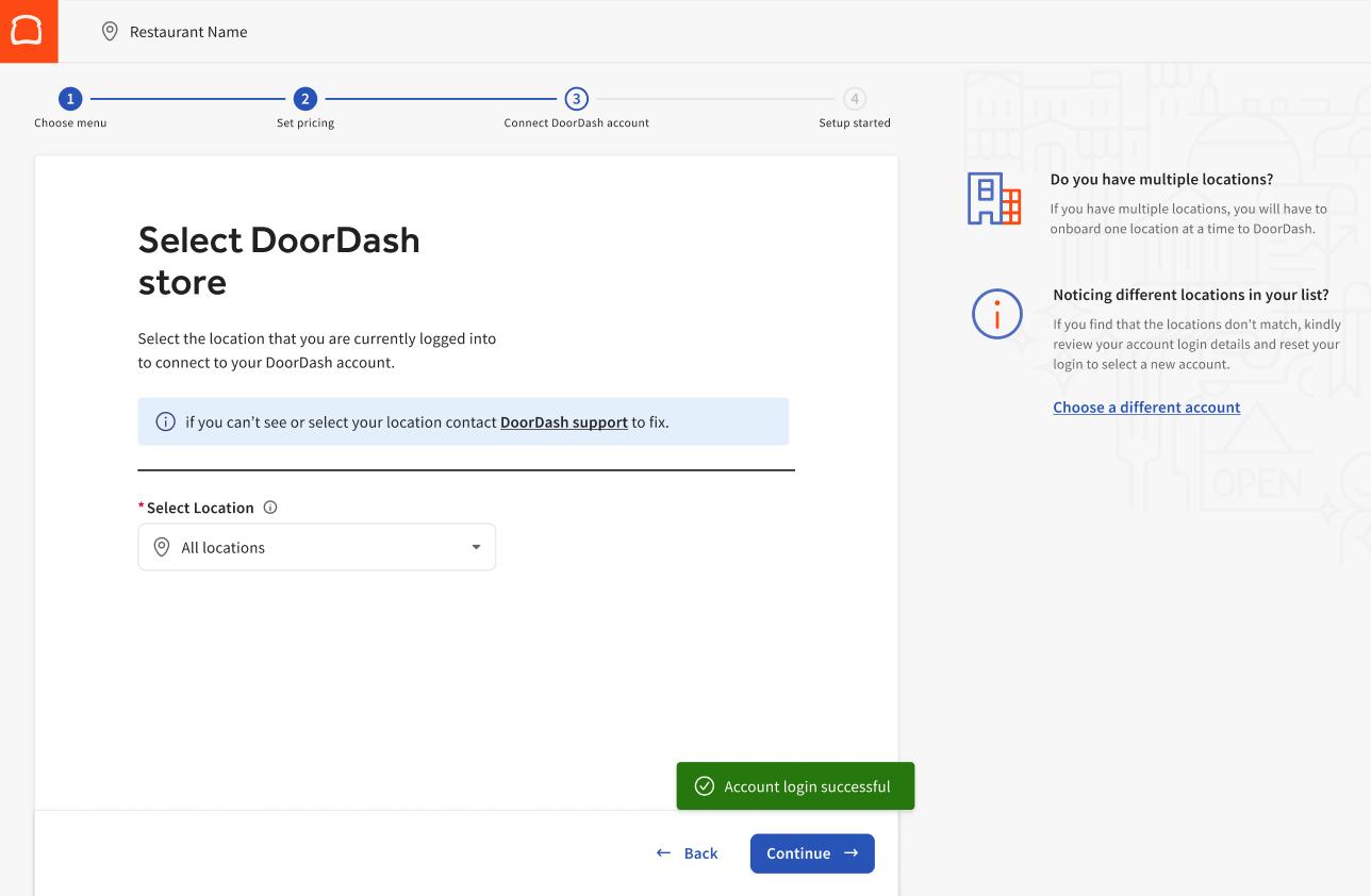 Get Started with the DoorDash Integration