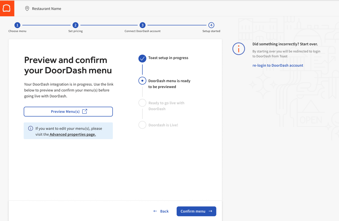 Get Started with the DoorDash Integration